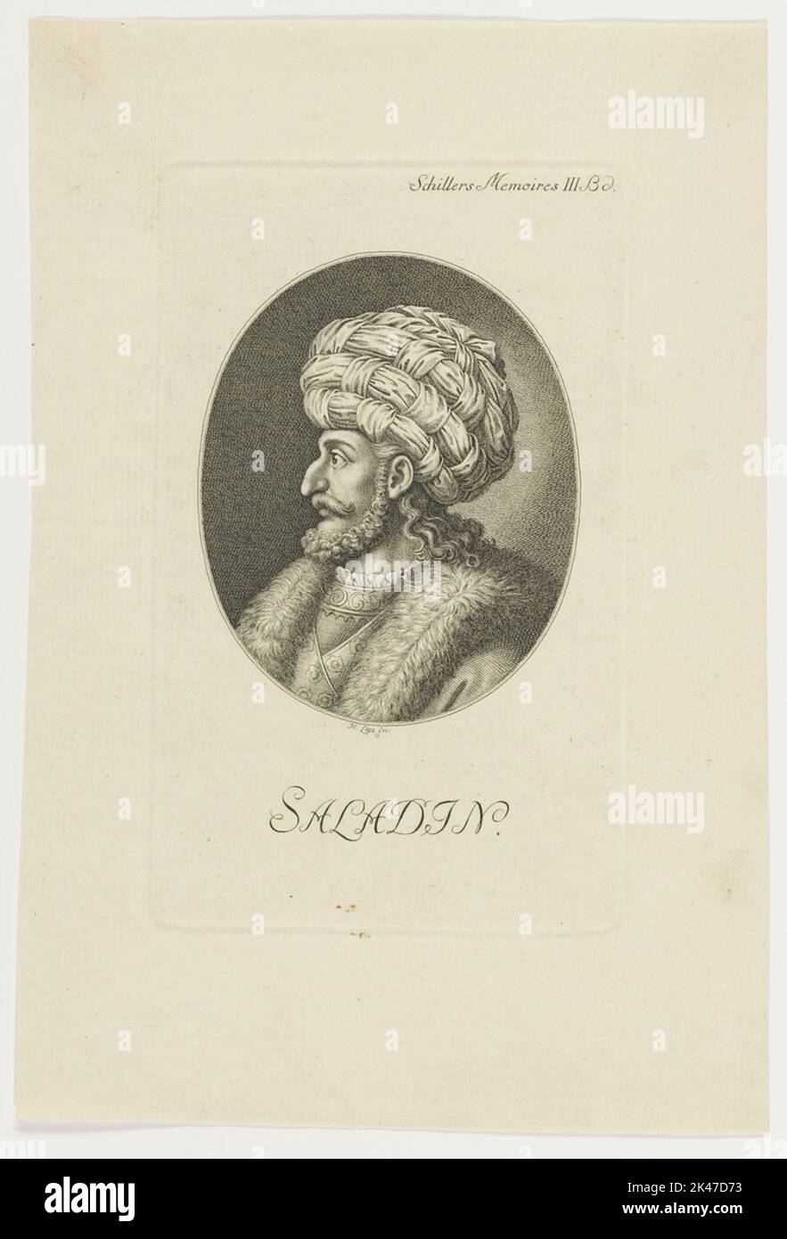 Portrait of Saladin Stock Photo - Alamy