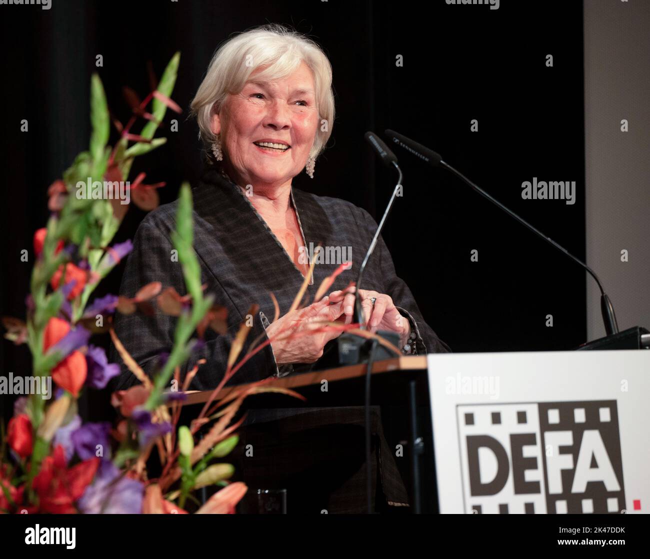Berlin, Germany. 30th Sep, 2022. Actress Jutta Wachowiak is delighted ...