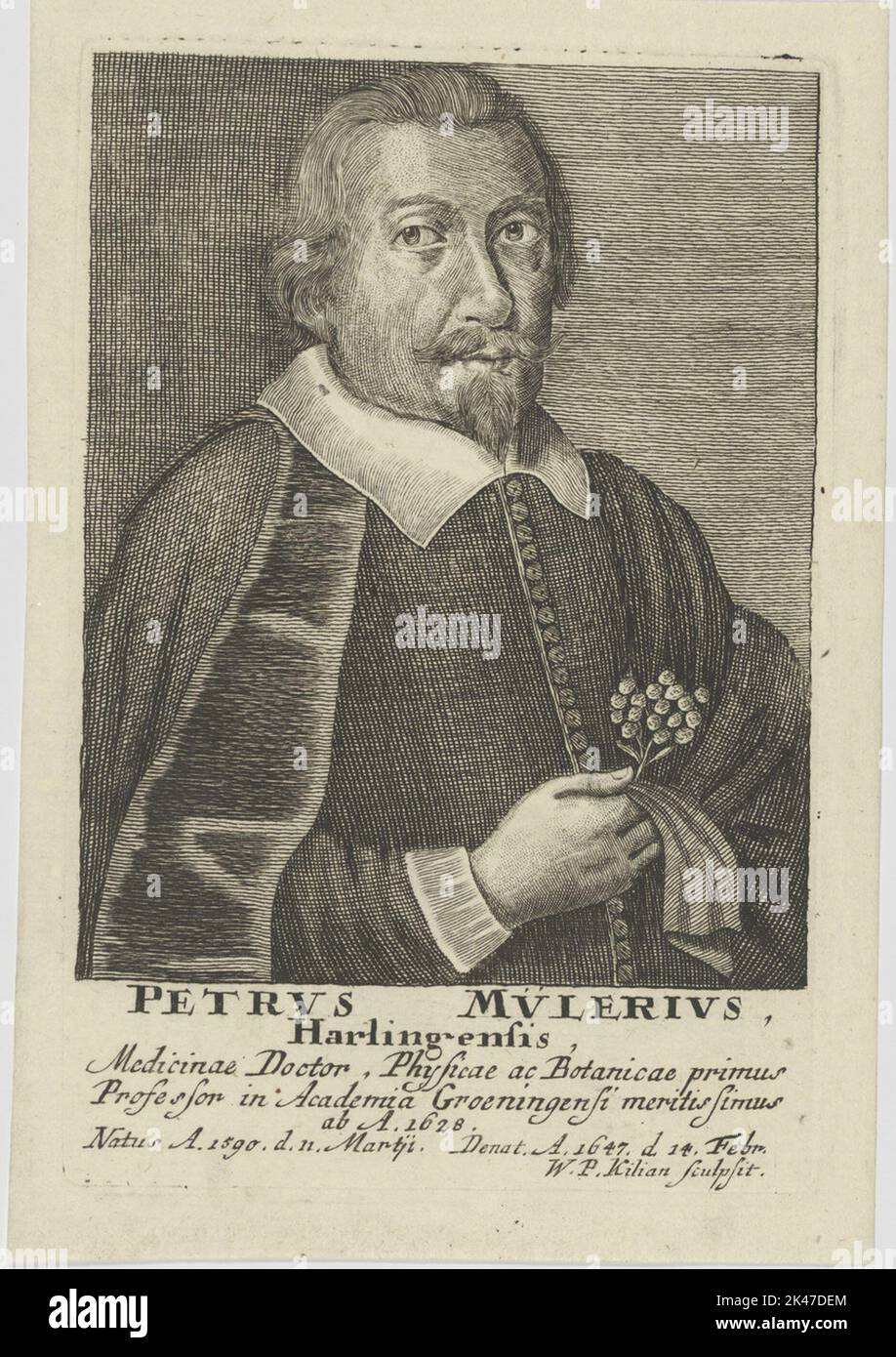 Portrait of Peter Müllerius Stock Photo - Alamy