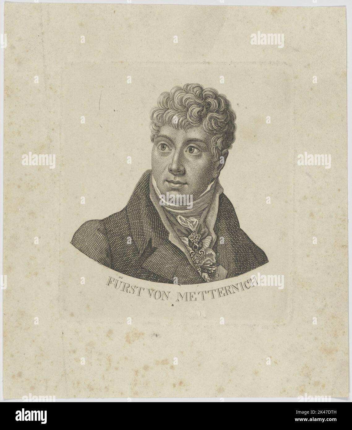 Portrait Prince of Metternich Stock Photo - Alamy