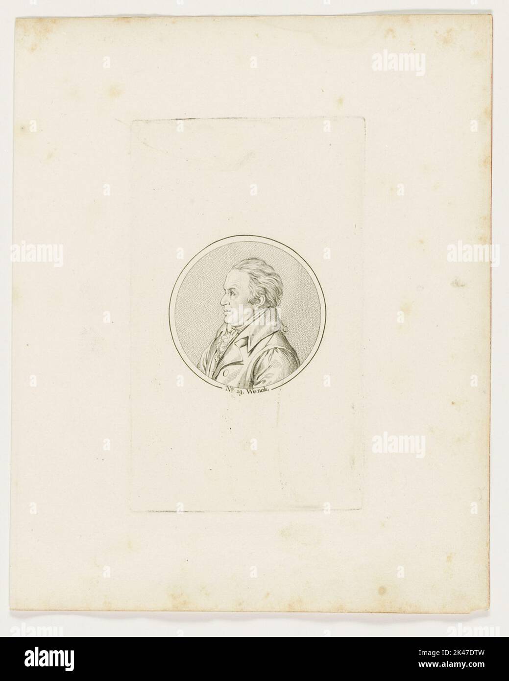 Portrait of Friedrich August Wilhelm Wenck Stock Photo - Alamy