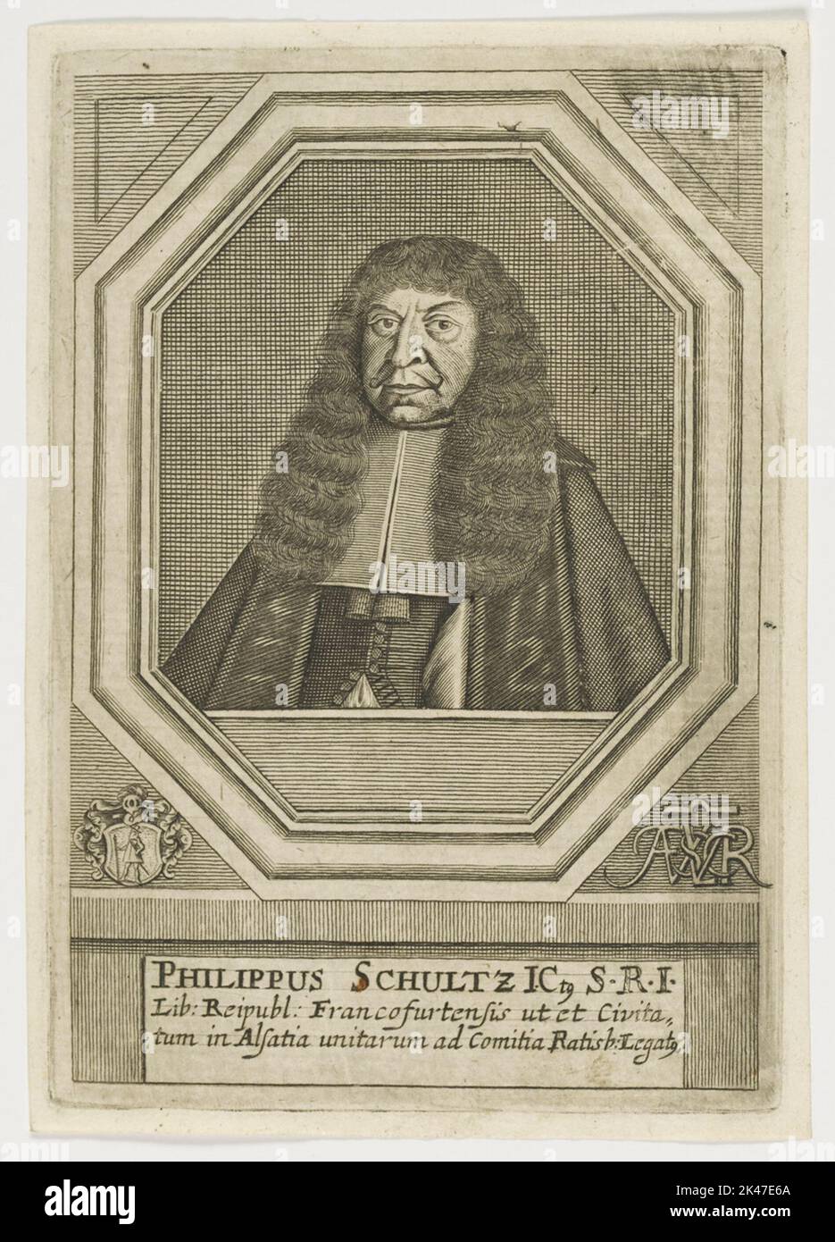 Portrait of Philippus Schultz Stock Photo - Alamy