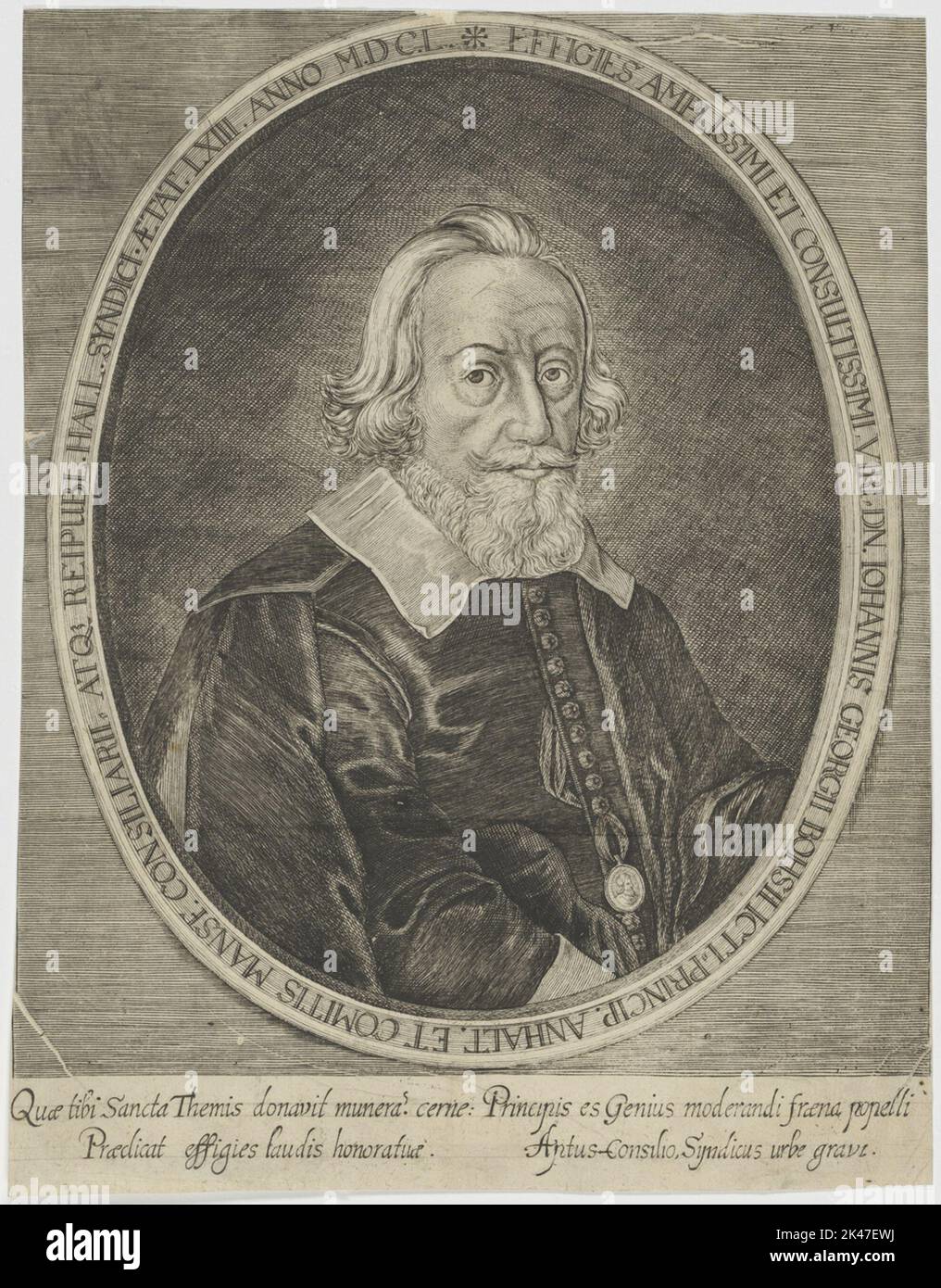 Bildnis des John George Bohsius Stock Photo - Alamy