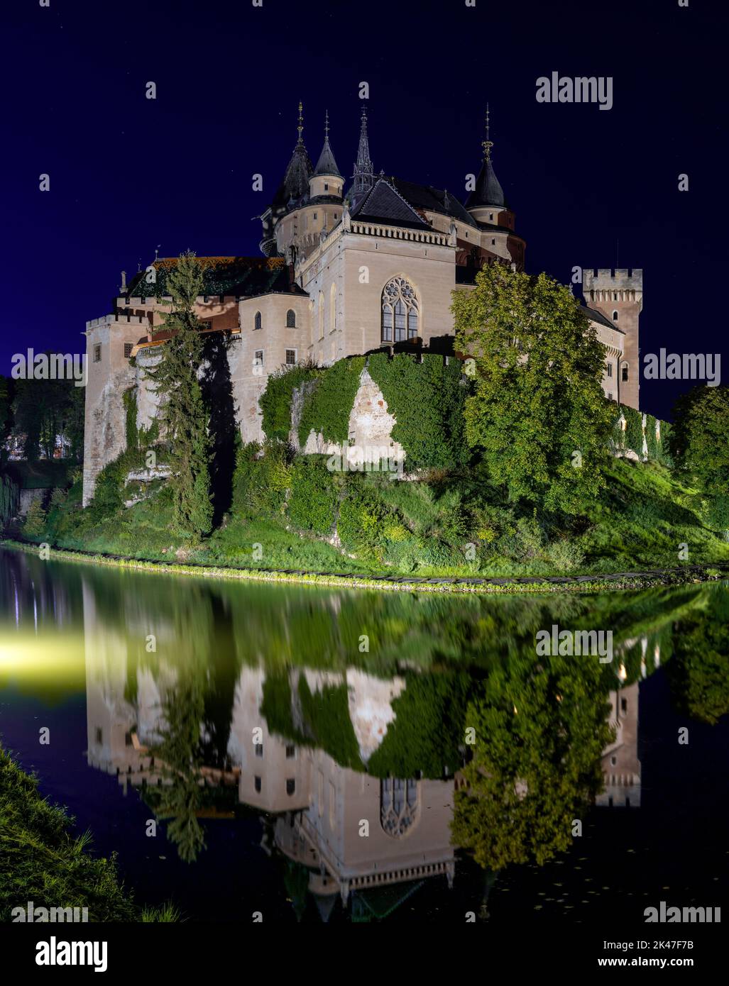 Bojnice, Slovakia - 26 September, 2022: view of the Bojnice Castle with ...