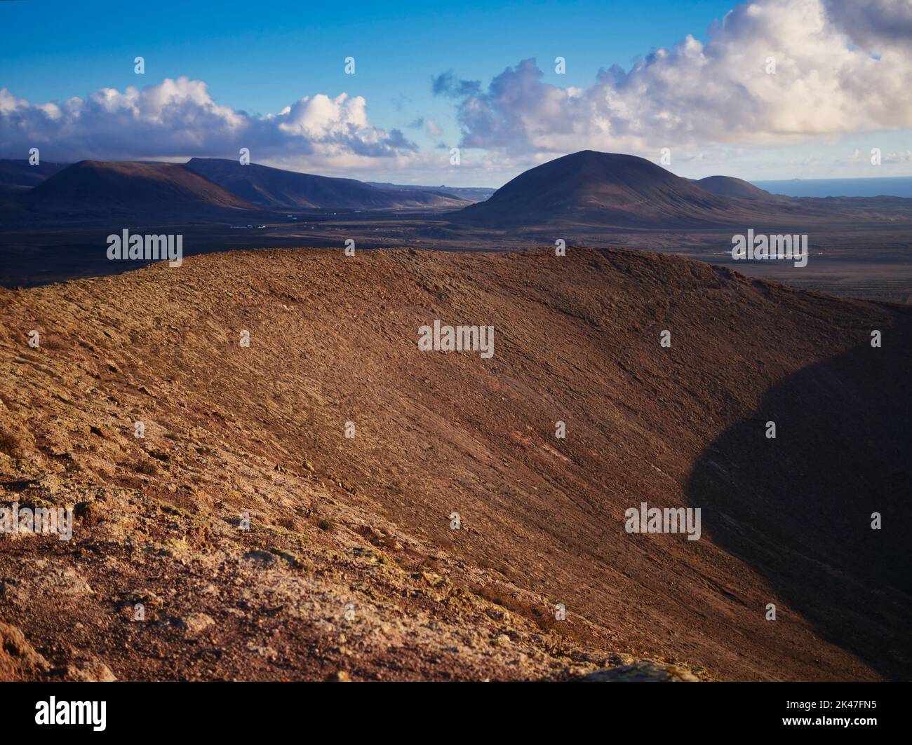 Panorama view volcanic crater hi-res stock photography and images - Alamy
