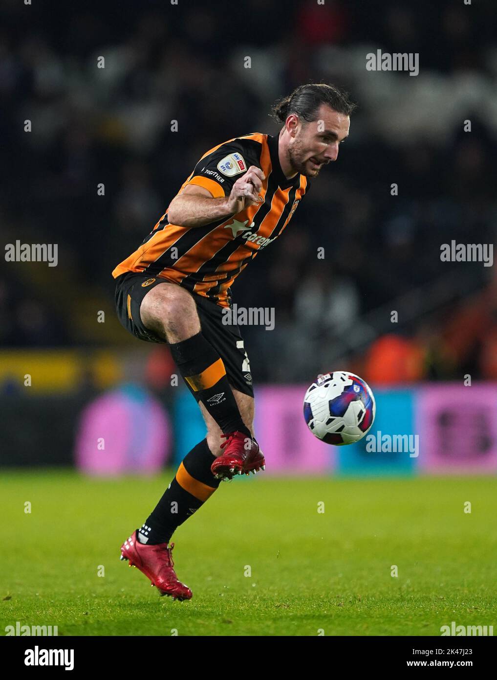 Hull City's Lewis Coyle during the Sky Bet Championship match at MKM ...