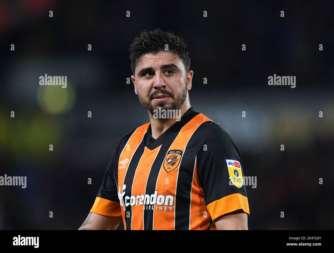 Hull City's Dogukan Sinik during the Sky Bet Championship match at MKM ...