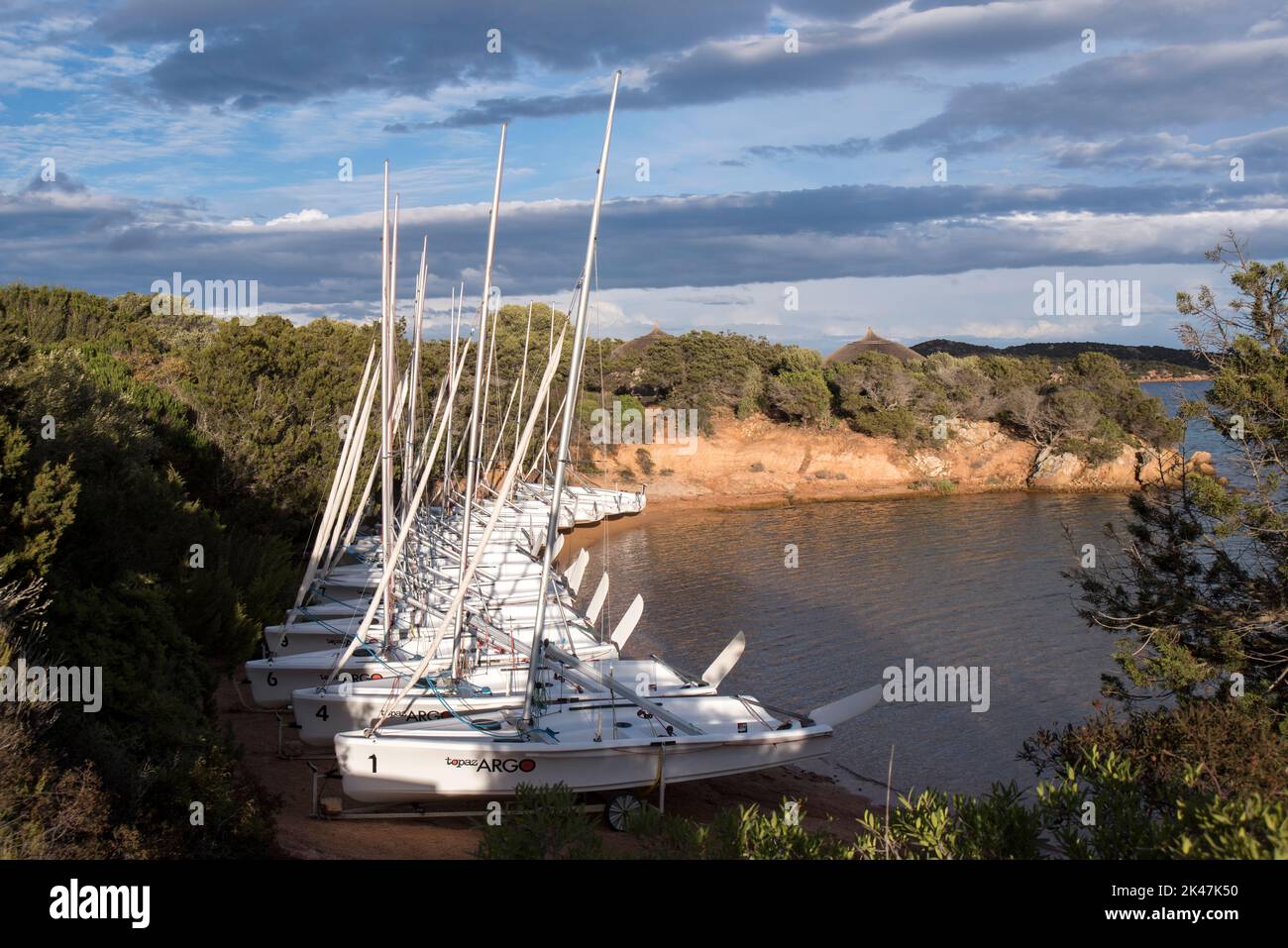Centro Velico Caprera, CVC Stock Photo - Alamy