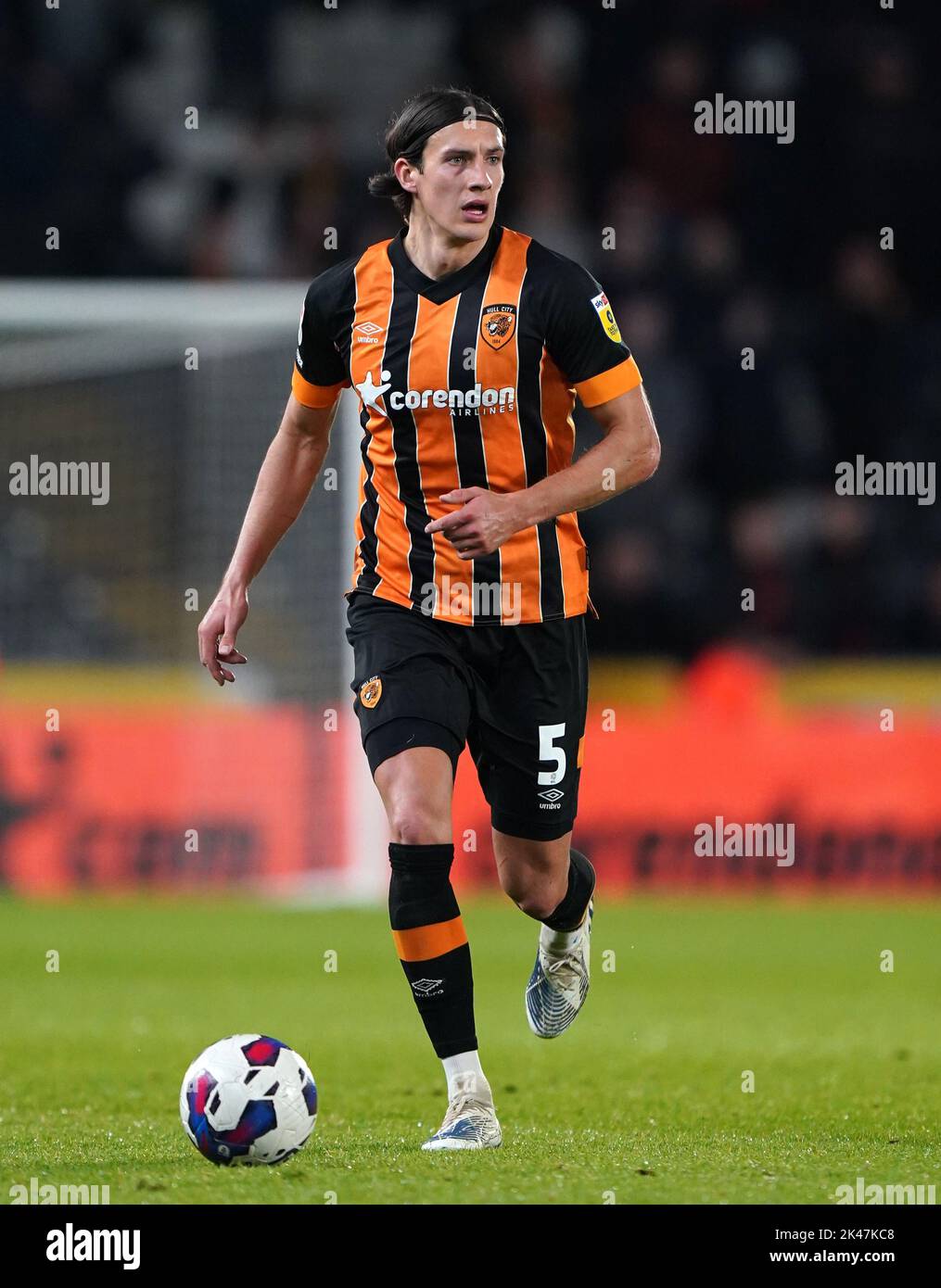Hull City's Alfie Jones during the Sky Bet Championship match at MKM ...