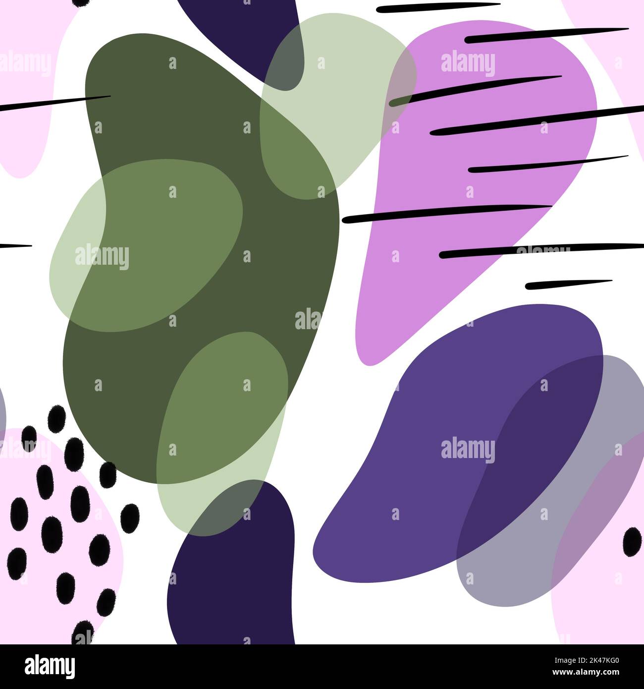 Abstract color paint background with polka dots and spots for fabrics ...