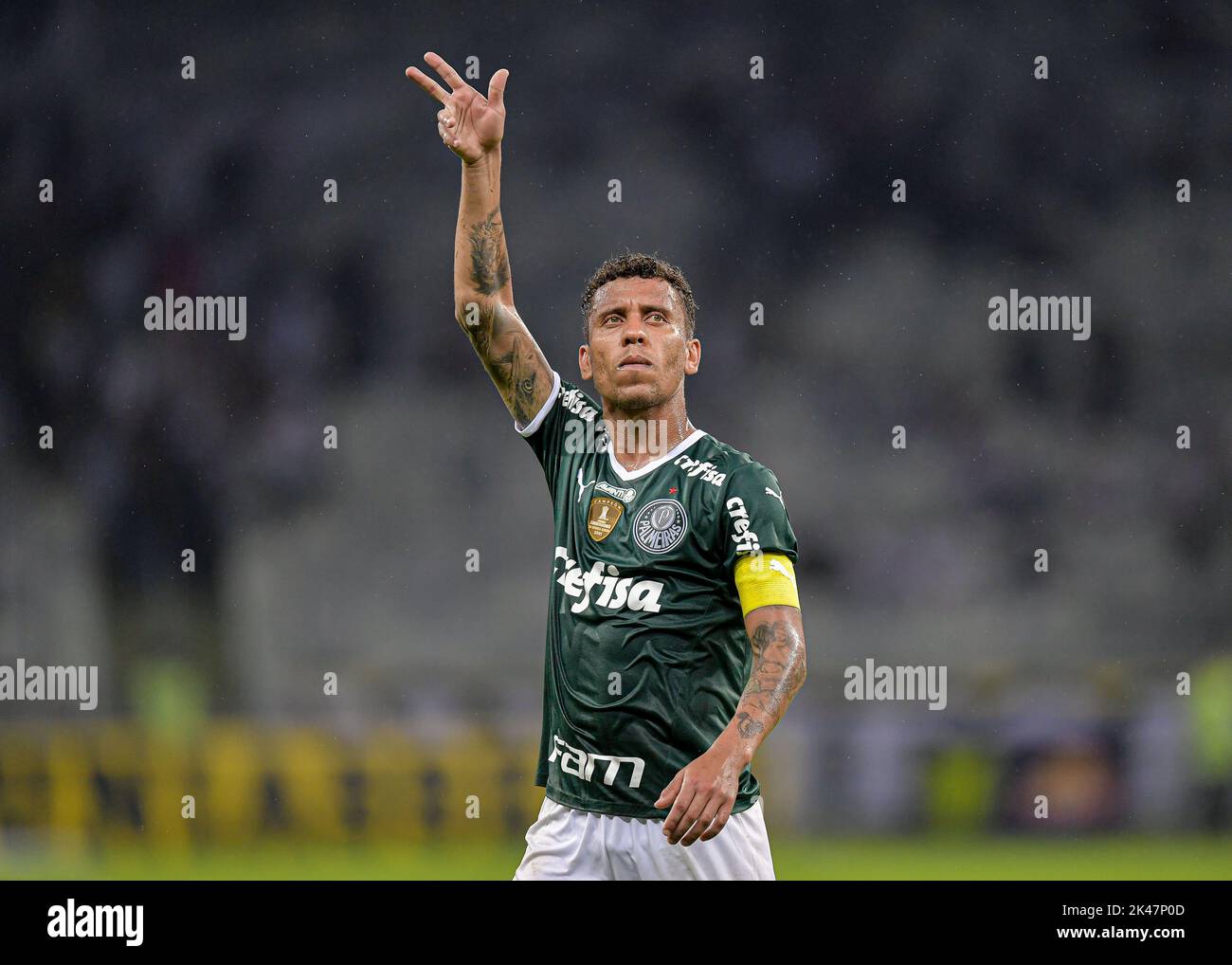 28th September 2022; Belo Horizonte, Brazil: Marcos Rocha of Palmeiras ...