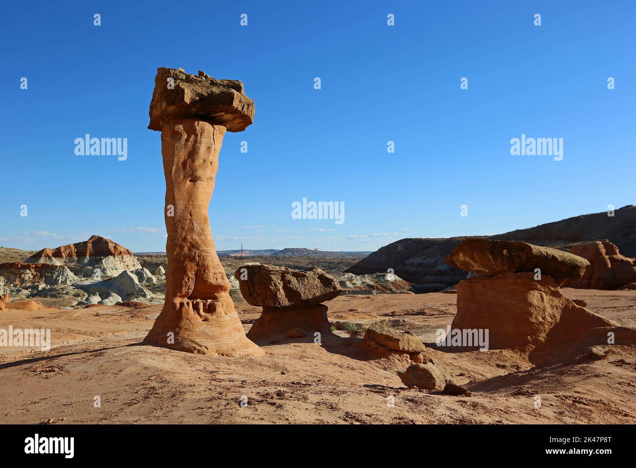 Hoodoo in the desert - Grand Staircase Escalante National Monument ...
