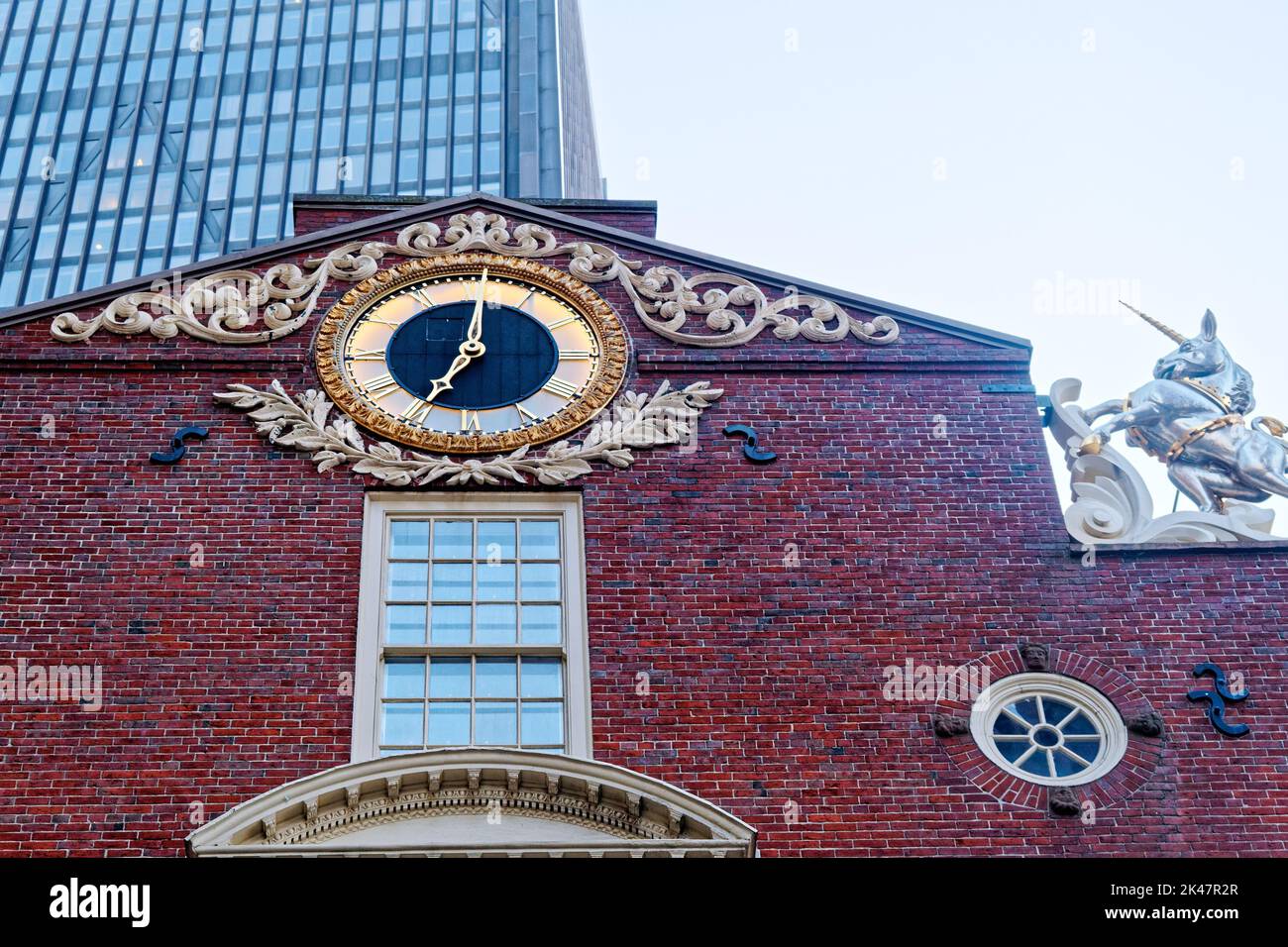 Clock building boston hi-res stock photography and images - Alamy