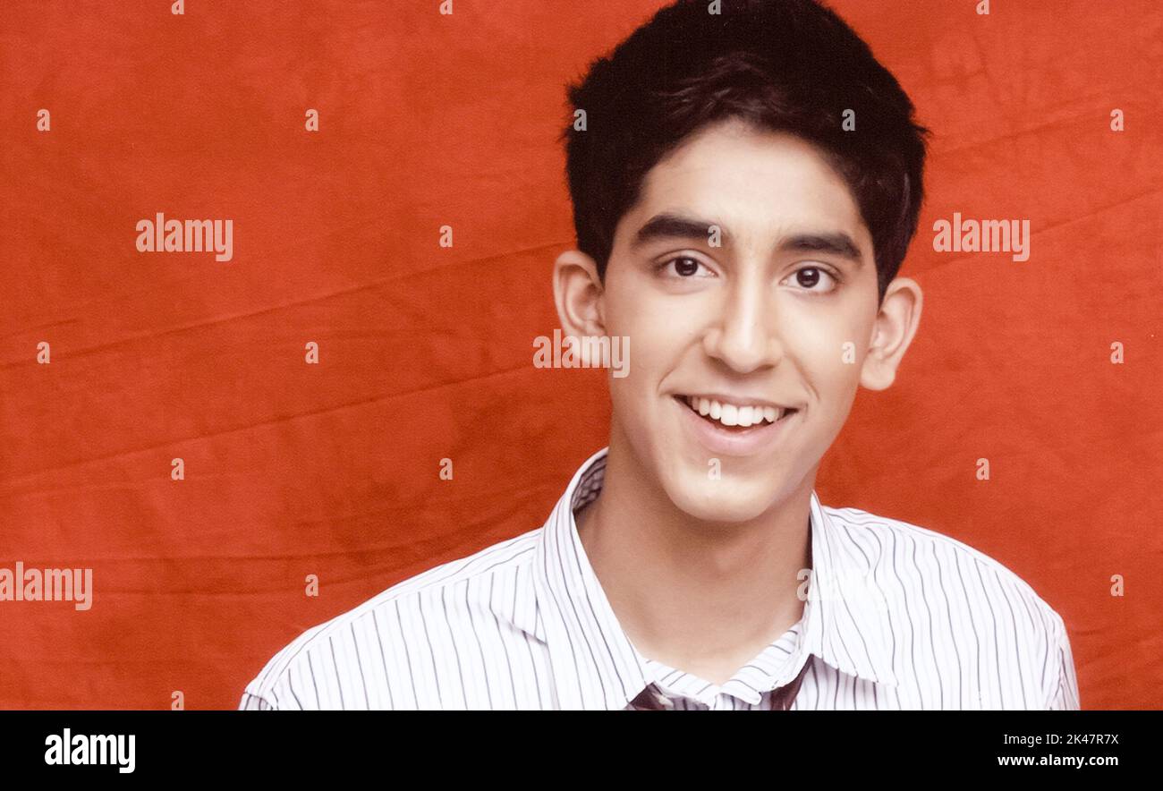 Retro celebrity portraits - Dev Patel, circa 2008, For Editorial Use ...