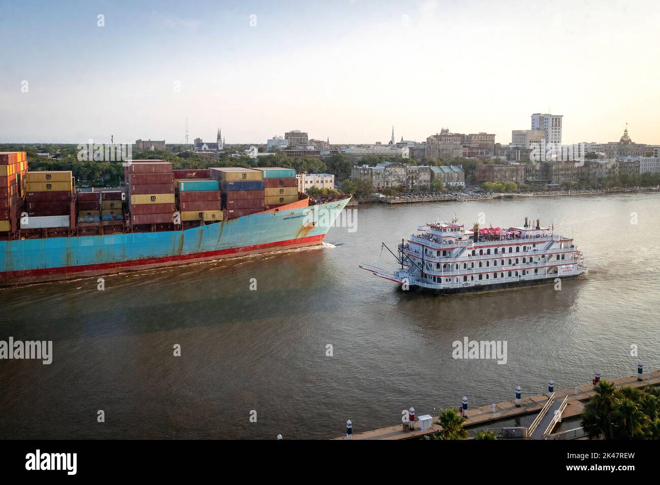 Port operations at the Port of Savannah, Georgia. Photo: Jerry Glaser ...