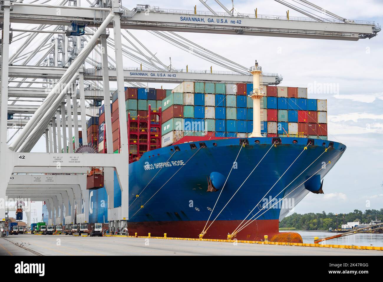 Port operations at the Port of Savannah, Georgia. Photo: Jerry Glaser ...