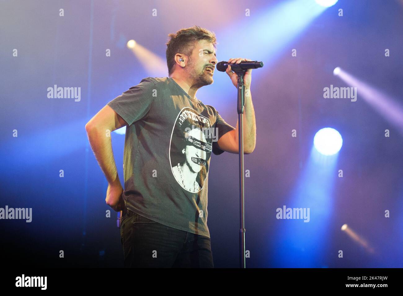 Madrid, Spain. 30th Sep, 2022. David Muñoz from the Estopa group ...