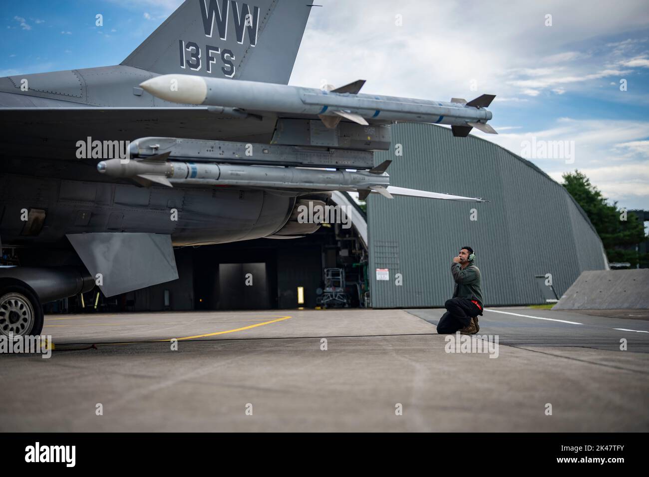 U.S. Air Force Senior Airman Jefte Reyes-Salinas, 13th Fighter ...