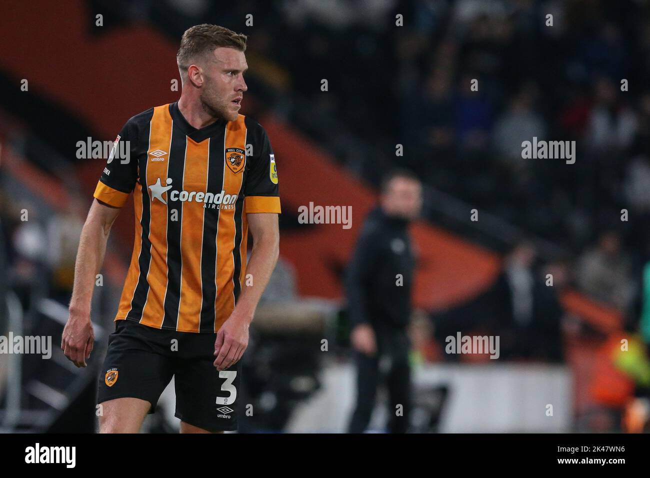 Callum Elder #3 of Hull City during the Sky Bet Championship match Hull ...