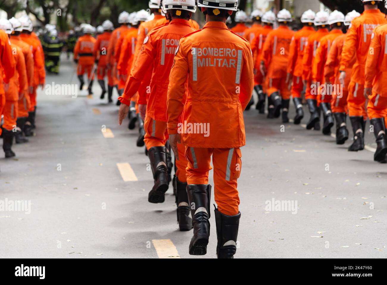 Salvador, Bahia, Brazil - September 07, 2022: Soldiers of the Bahia ...