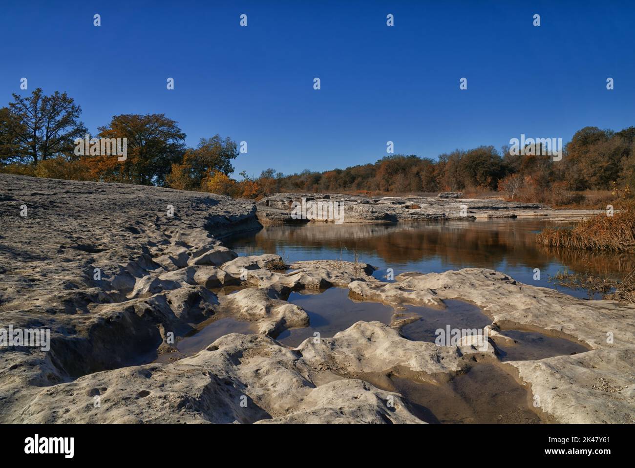Pot holes river erosion Stock Photo - Alamy