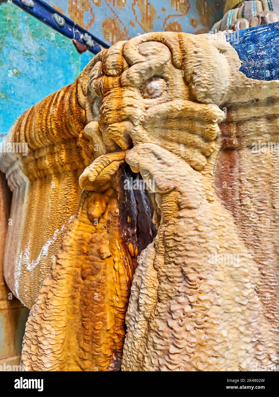 BUDAPEST, HUNGARY - FEB 24, 2022: Thermal bath in Gellert Spa Baths ...