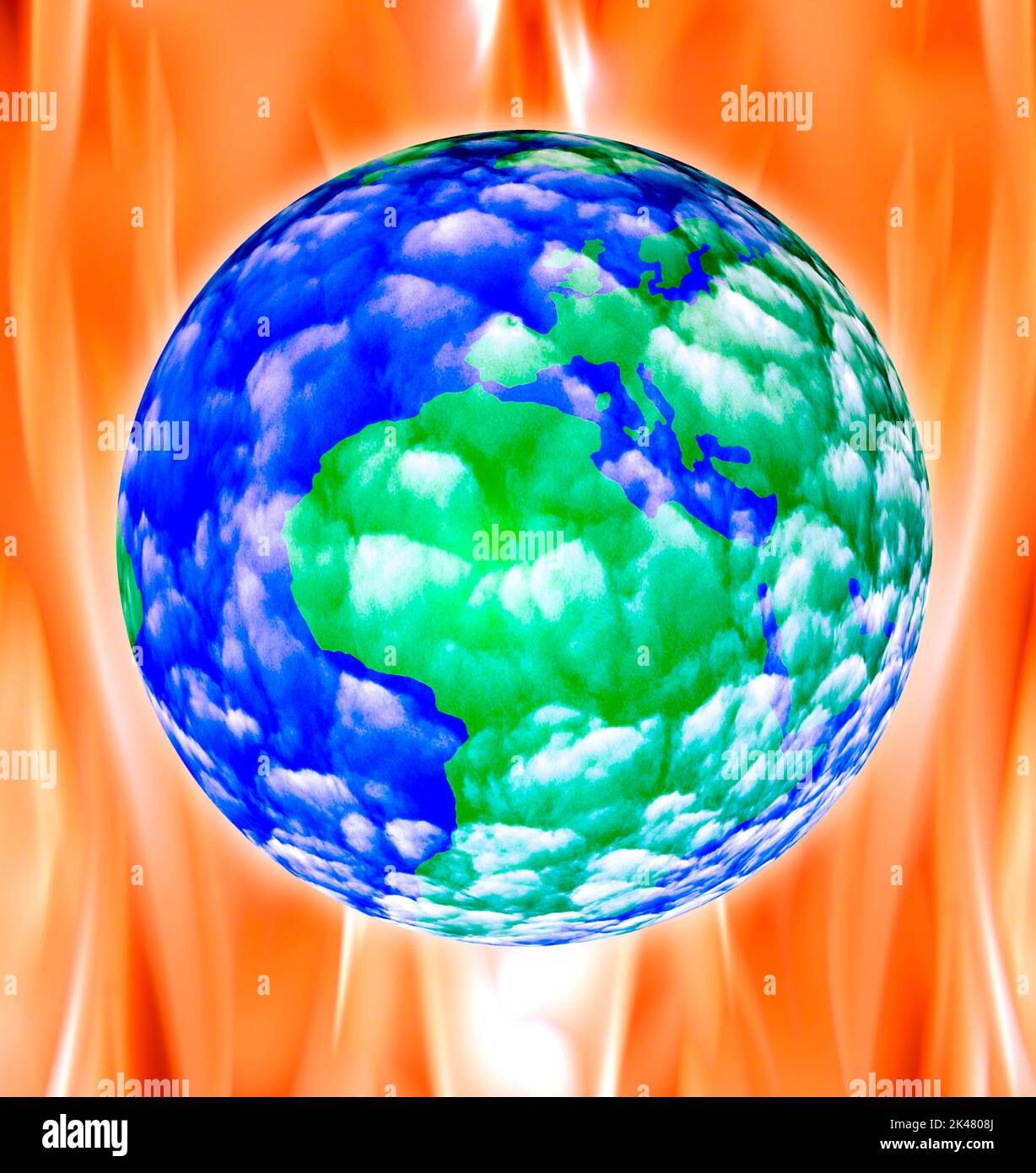 Global warming, conceptual image Stock Photo - Alamy
