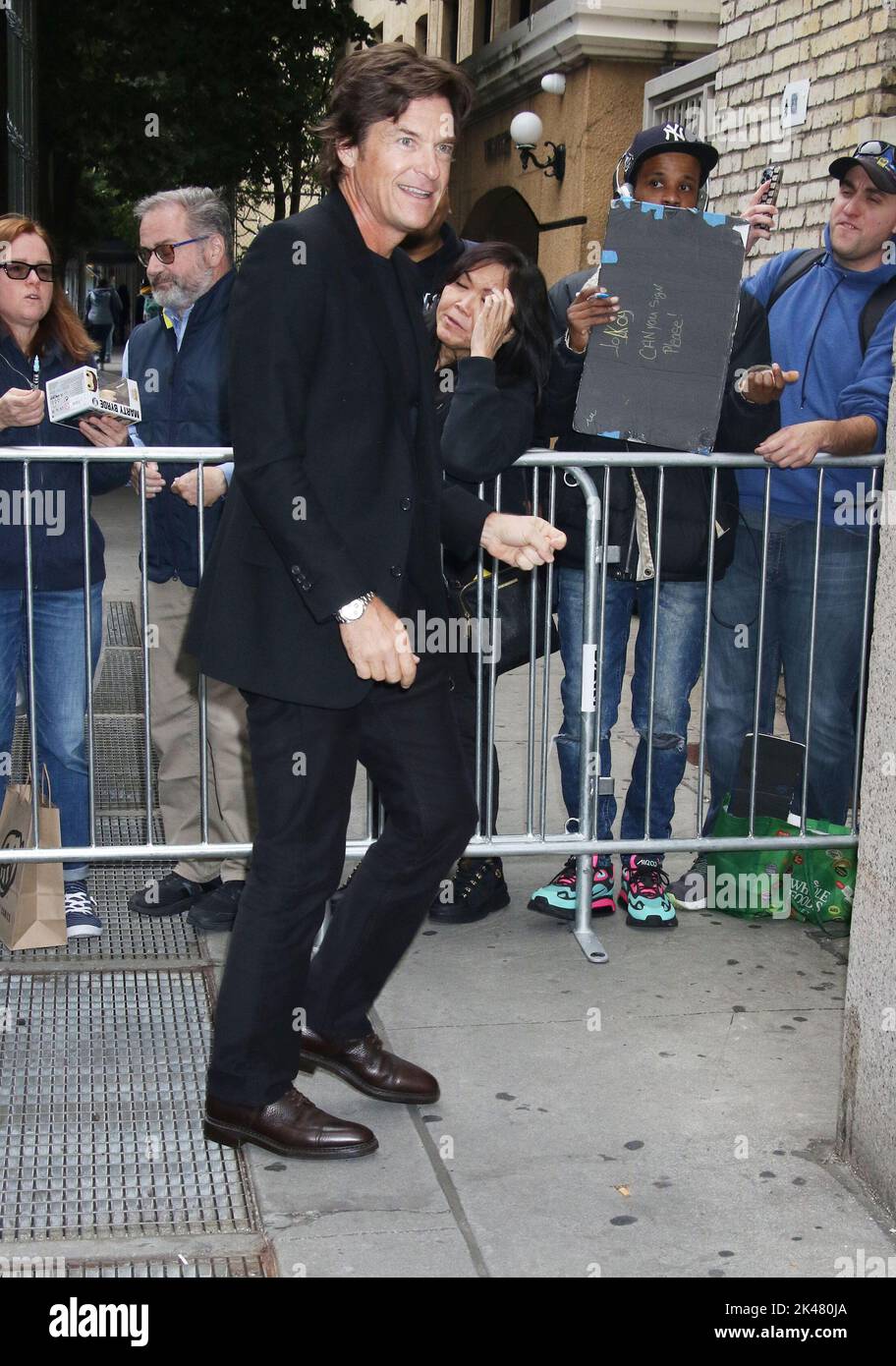 Jason Bateman at Jimmy Kimmel Live! to talk about new season of Ozark ...