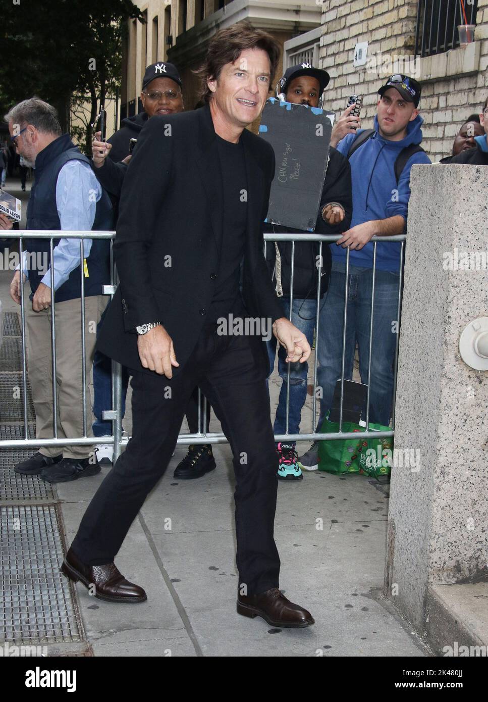 Jason Bateman at Jimmy Kimmel Live! to talk about new season of Ozark ...