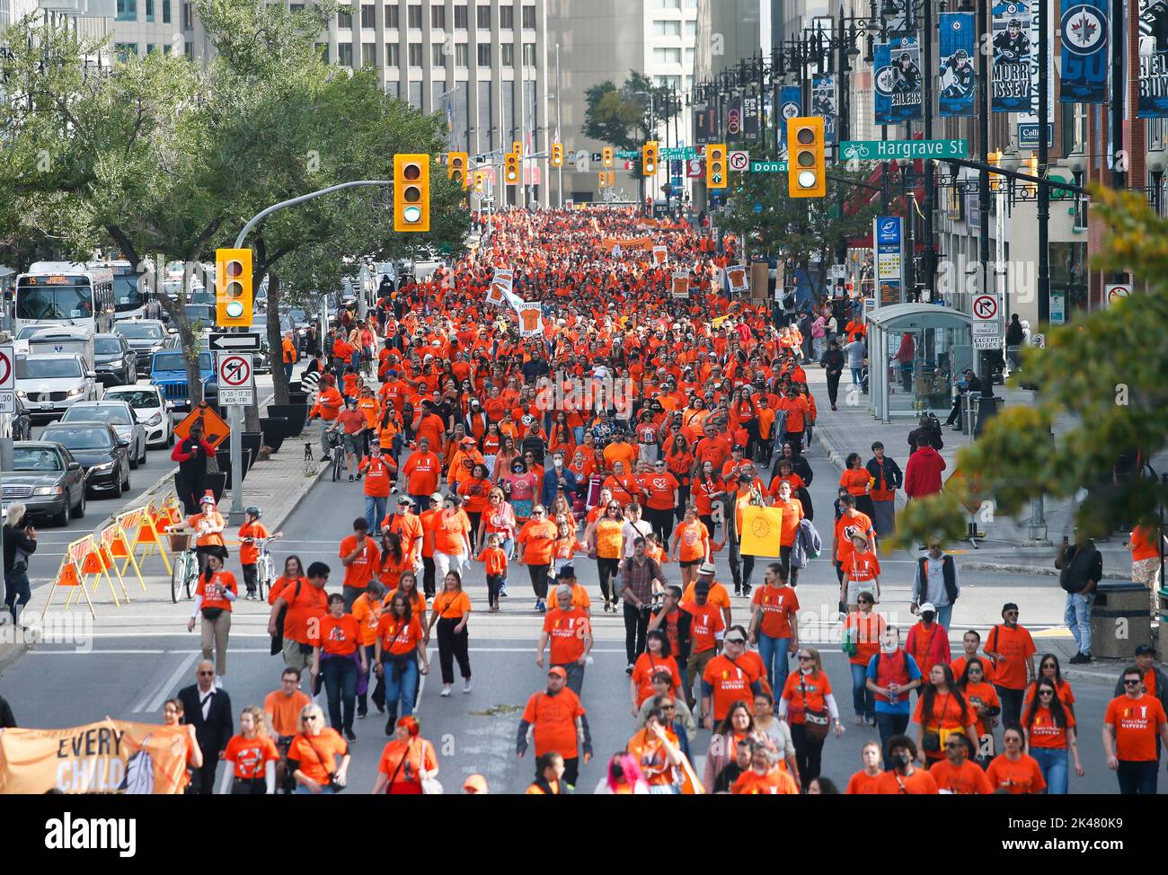 Canada. 30th Sep, 2022. People attend the second annual Orange Shirt ...