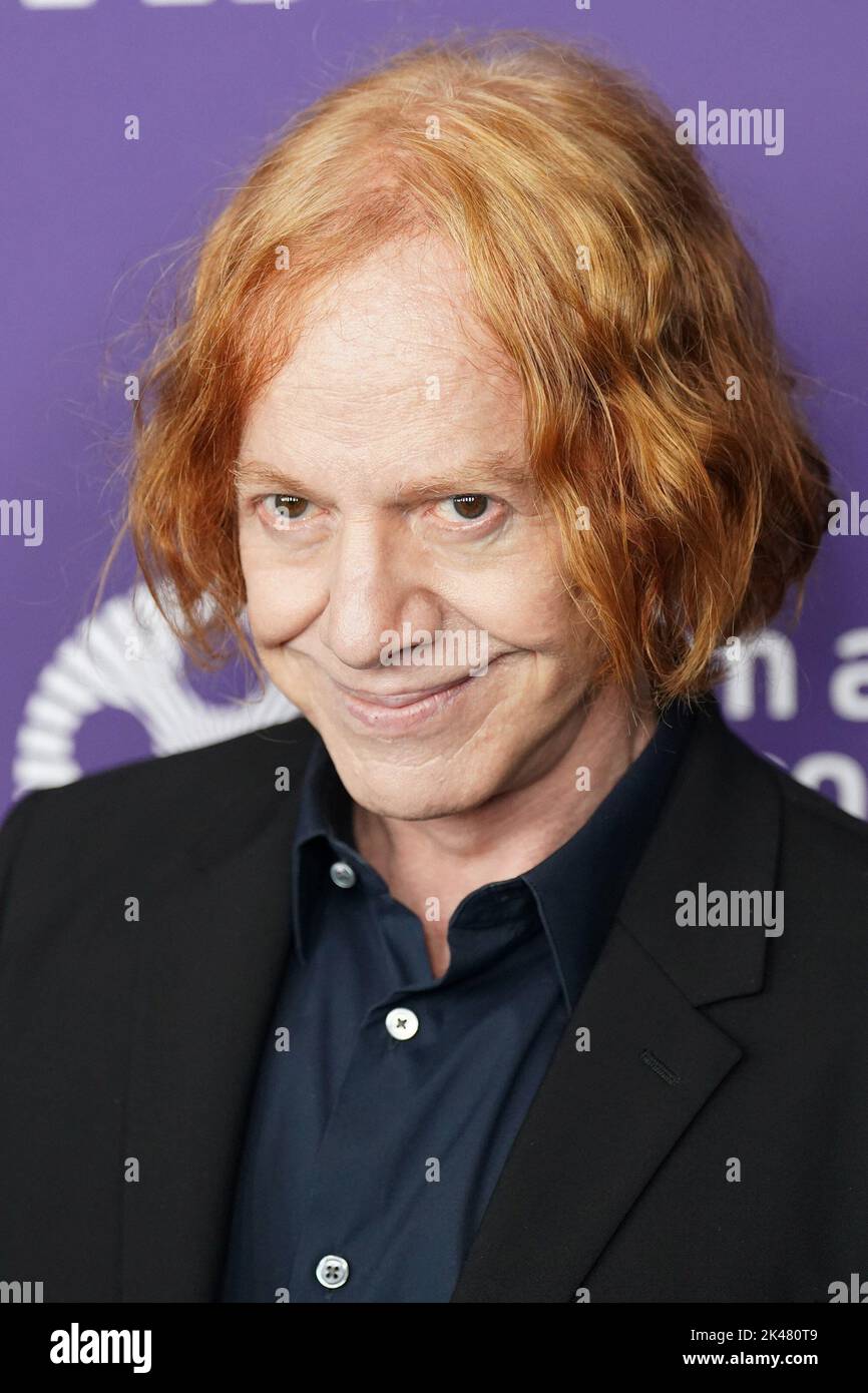 New York, NY, USA. 30th Sep, 2022. Danny Elfman at arrivals for WHITE ...