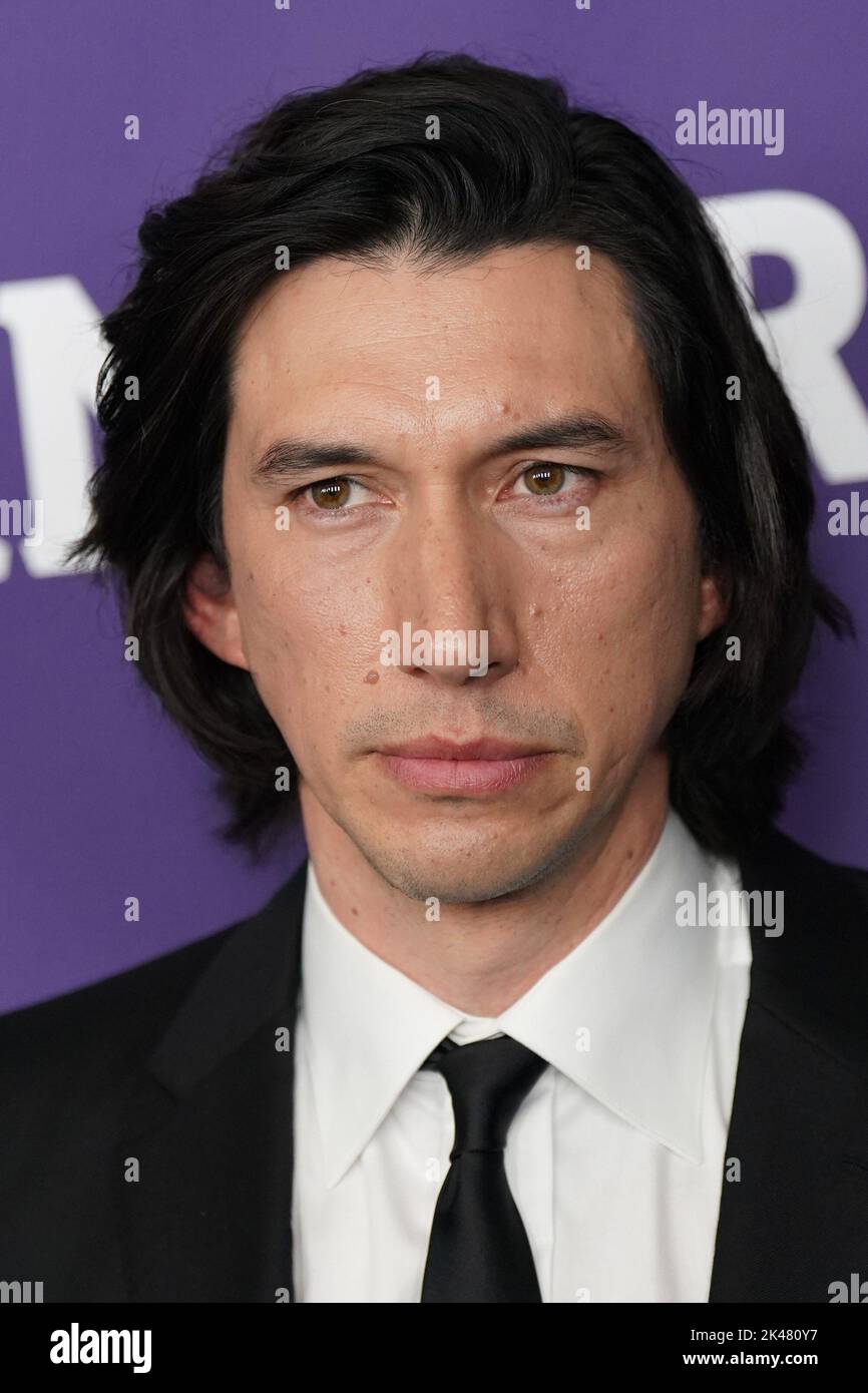 New York, NY, USA. 30th Sep, 2022. Adam Driver at arrivals for WHITE ...