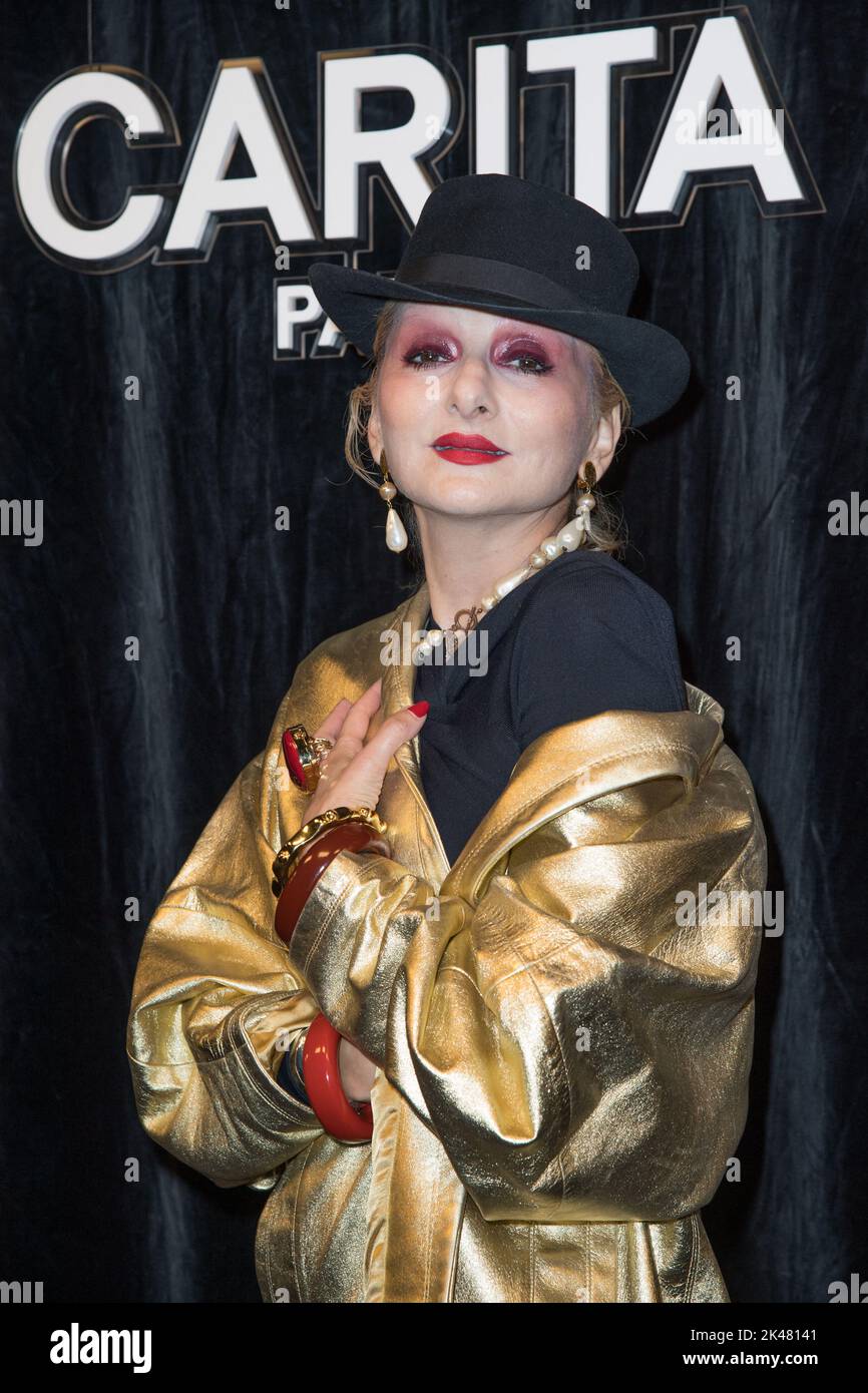 Paris, France. 30th Sep, 2022. Catherine Baba attending the Carita ...