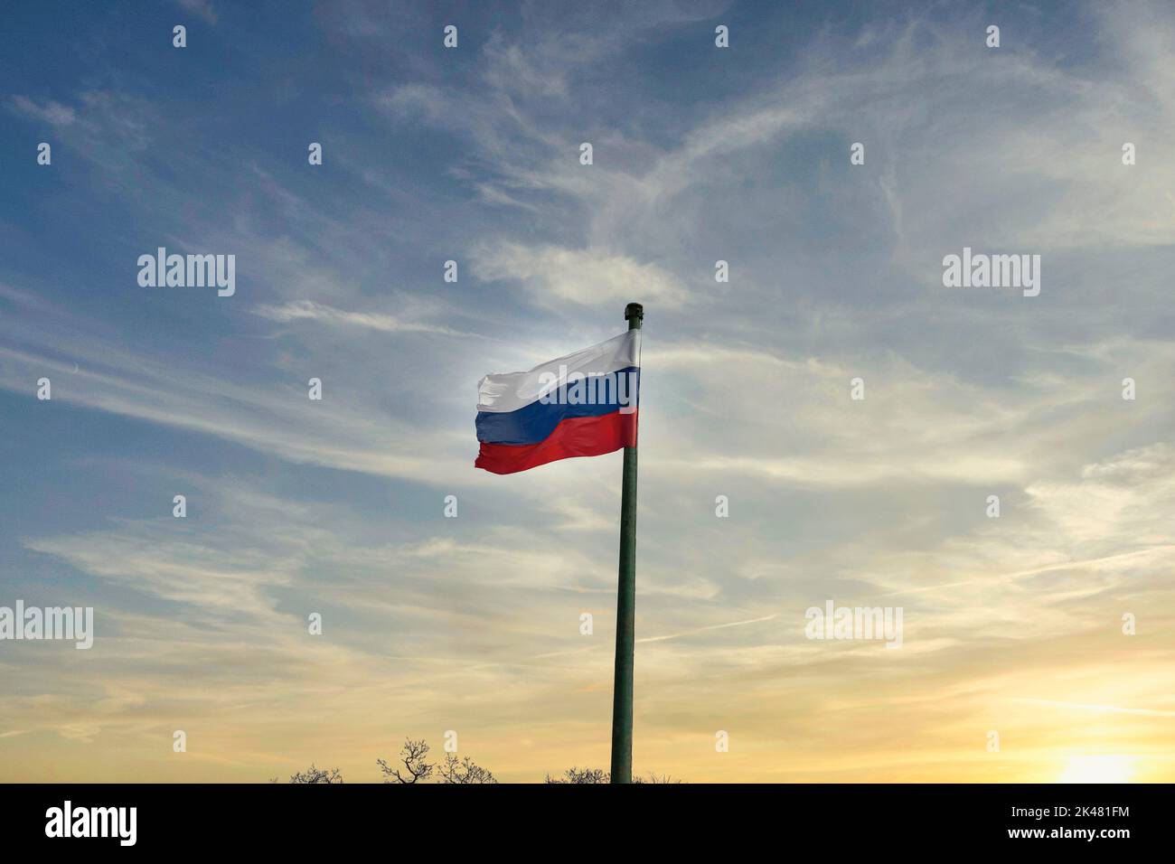 Russian federation national flag waving hi-res stock photography and ...