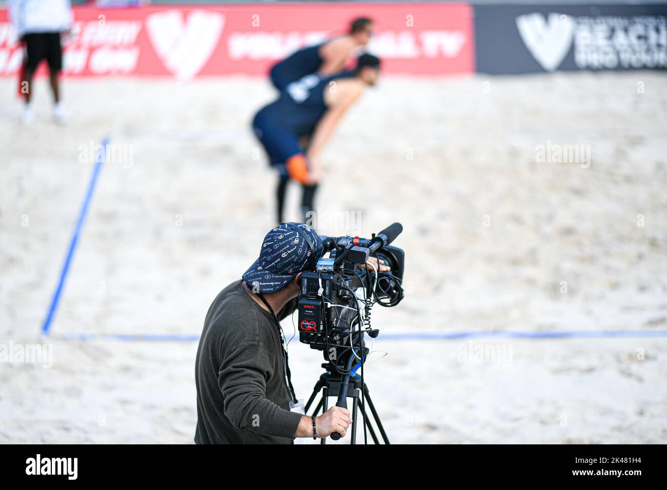 Paris, France. 30th Sep, 2022. Illustration picture shows a cameraman ...