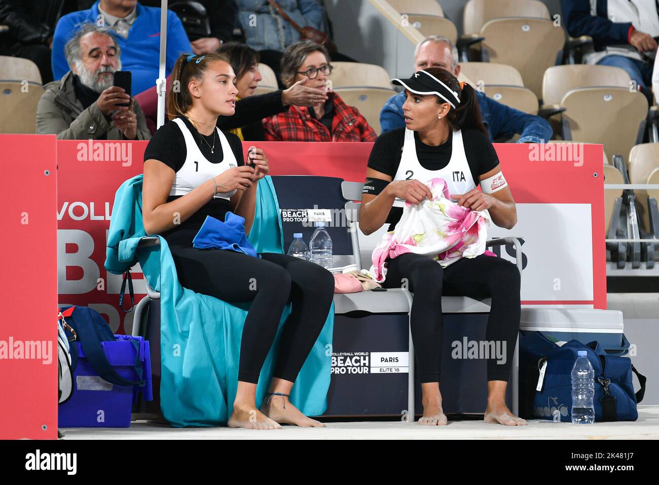 Paris, France. 30th Sep, 2022. Marta Menegatti and Valentina Gottardi of Italy during the ...