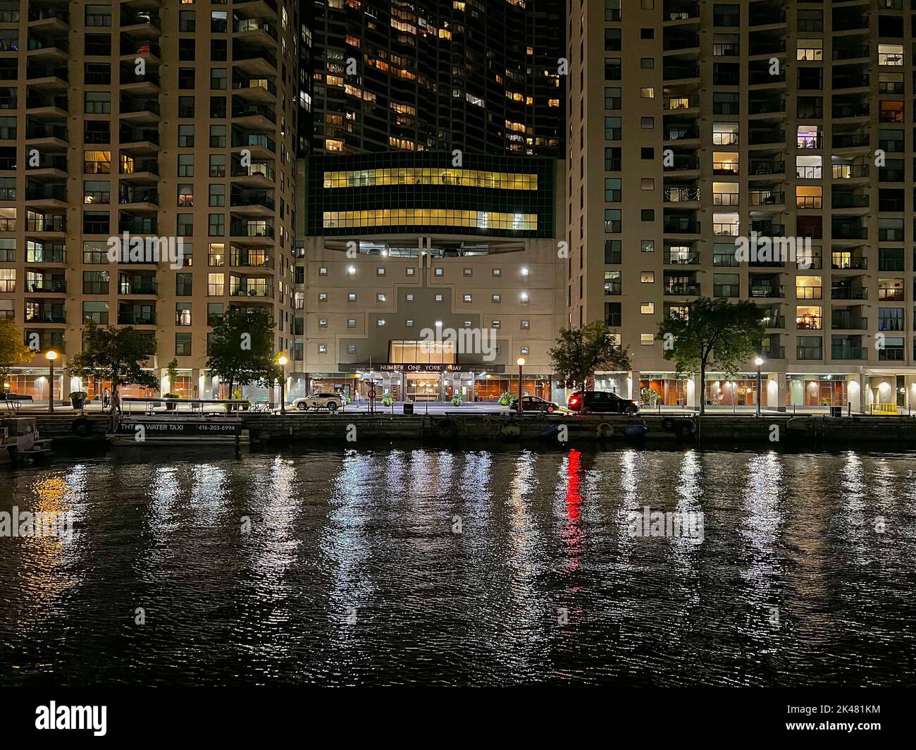Residential complex illuminated quay hi-res stock photography and ...