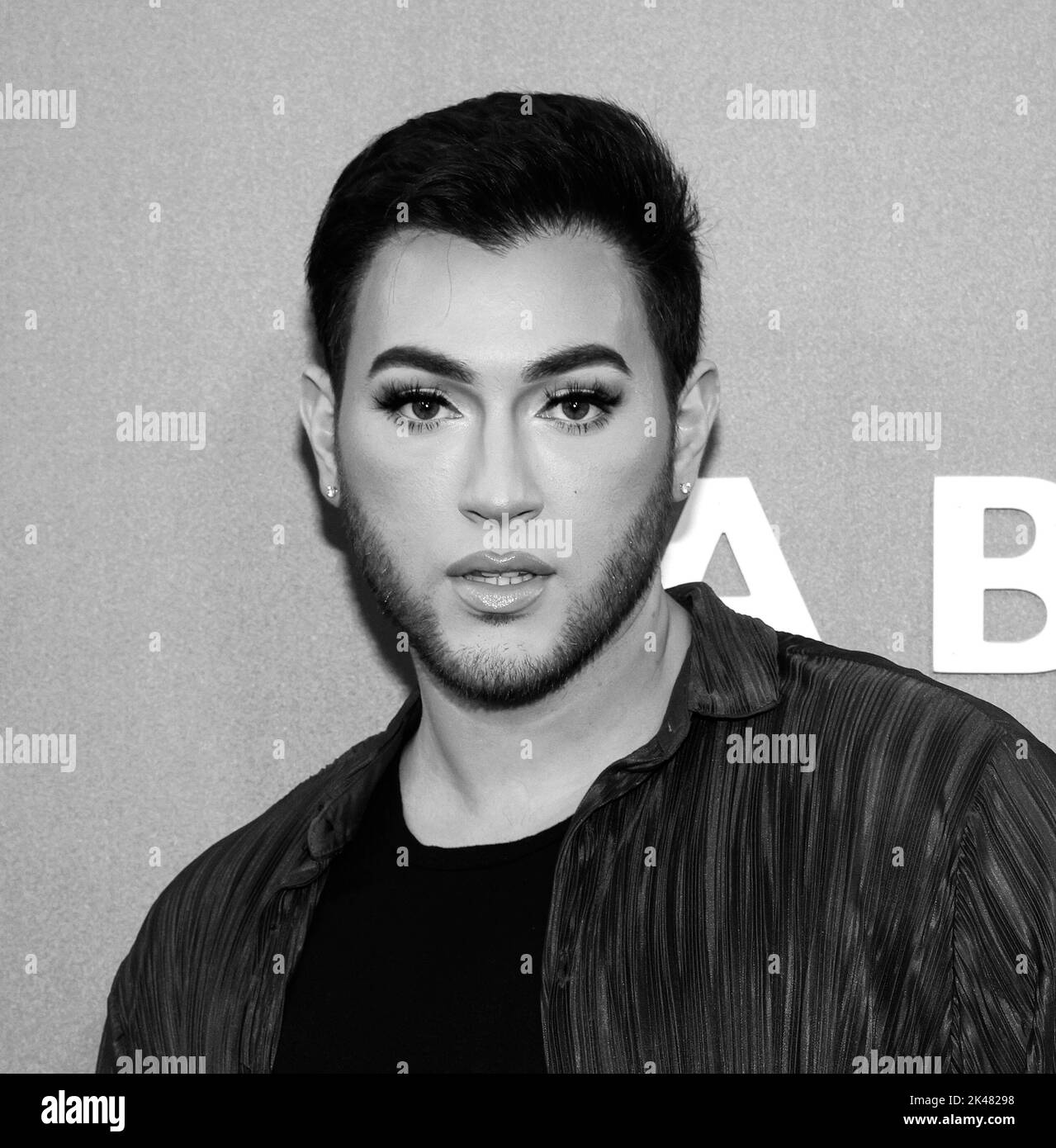 Los Angeles, California, USA 28th September 2022, Manny Mua, aka Manny ...
