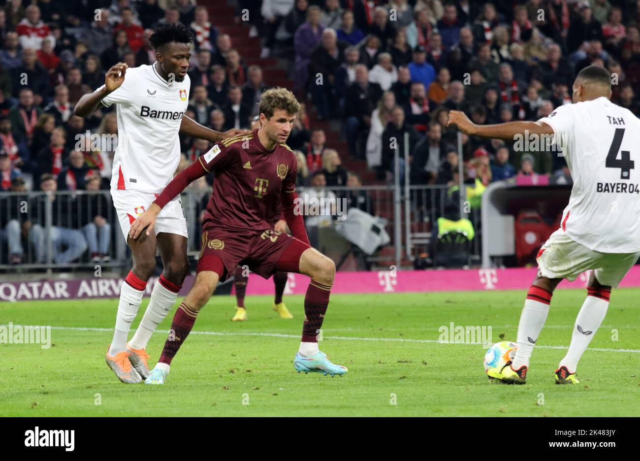 MUNICH, Germany. , . #25, Thomas MUELLER, Müller, #4 Jonathan TAH ...