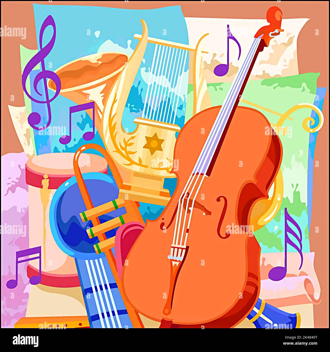 Various musical instruments hi-res stock photography and images - Alamy