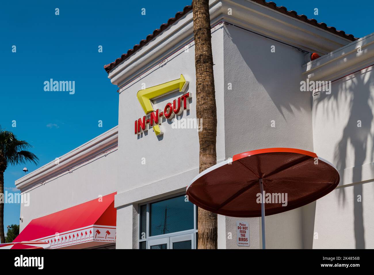 In N Out Burger restaurant located in Las Vegas, Nevada Stock Photo - Alamy