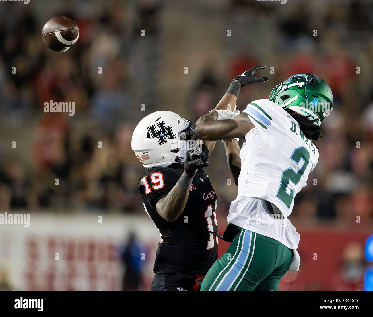 Texas, USA. 30th Sep, 2022. September 30, 2022: Houston defensive back ...