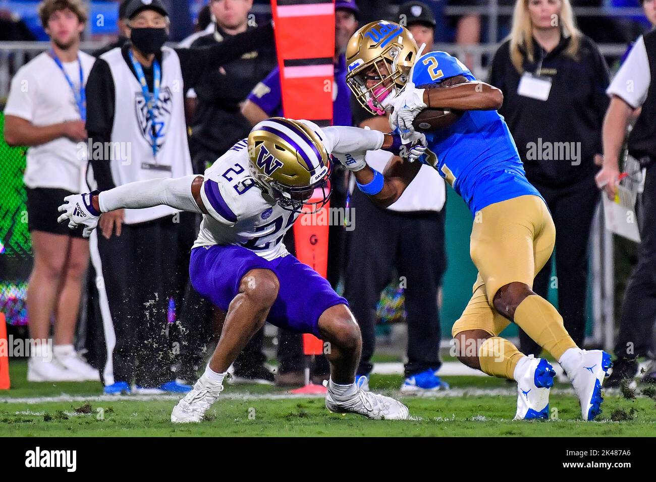 Pasadena, CA. 30th Sep, 2022. UCLA Bruins wide receiver Titus Mokiao ...
