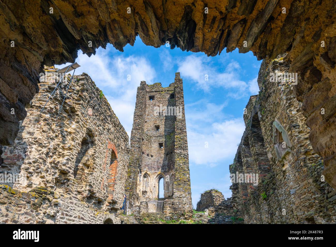Okor - ruins of medieval castle near Prague Stock Photo - Alamy