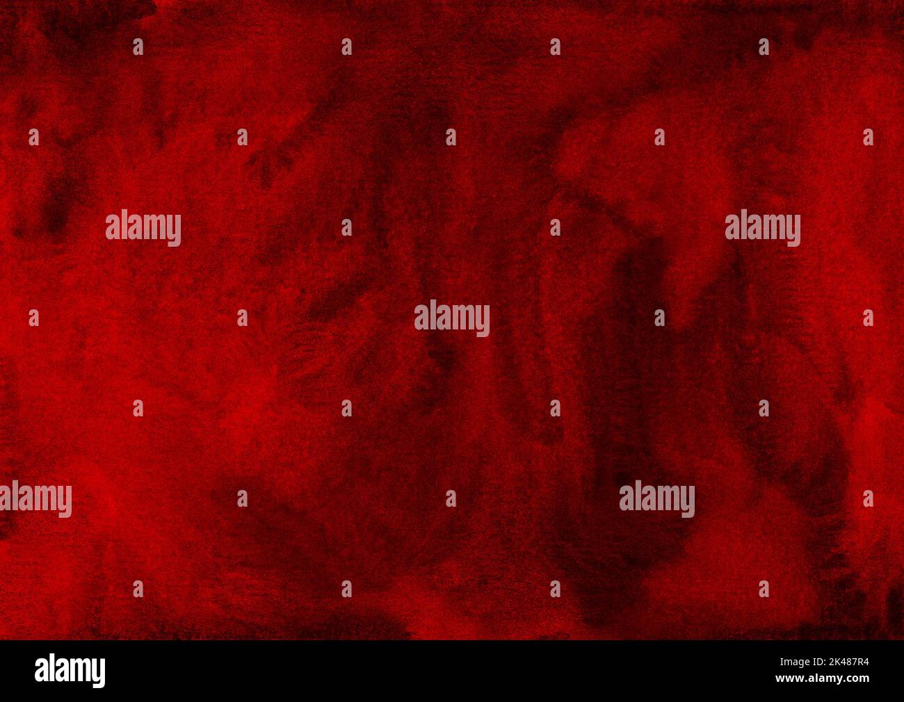 Watercolor deep red texture background hand painted. Watercolour dark ...