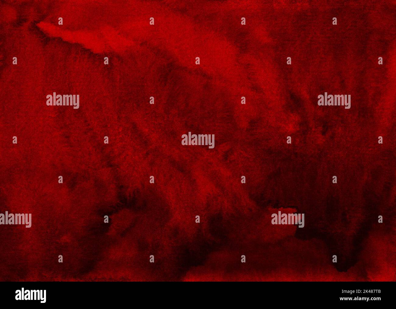 Watercolor deep red texture background hand painted. Watercolour dark ...