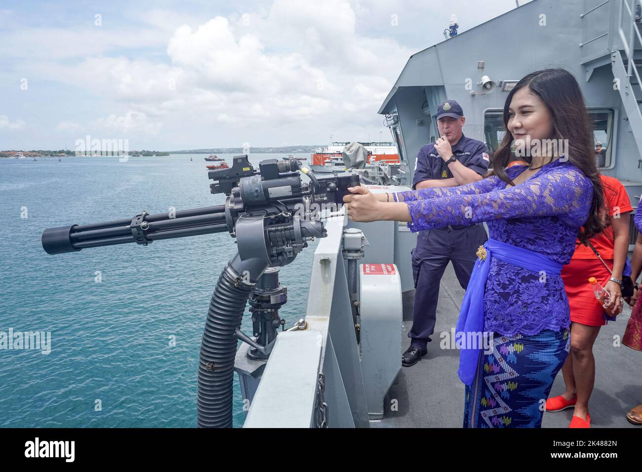 Denpasar, Bali, Indonesia. 30th Sep, 2022. A Balinese woman had the ...