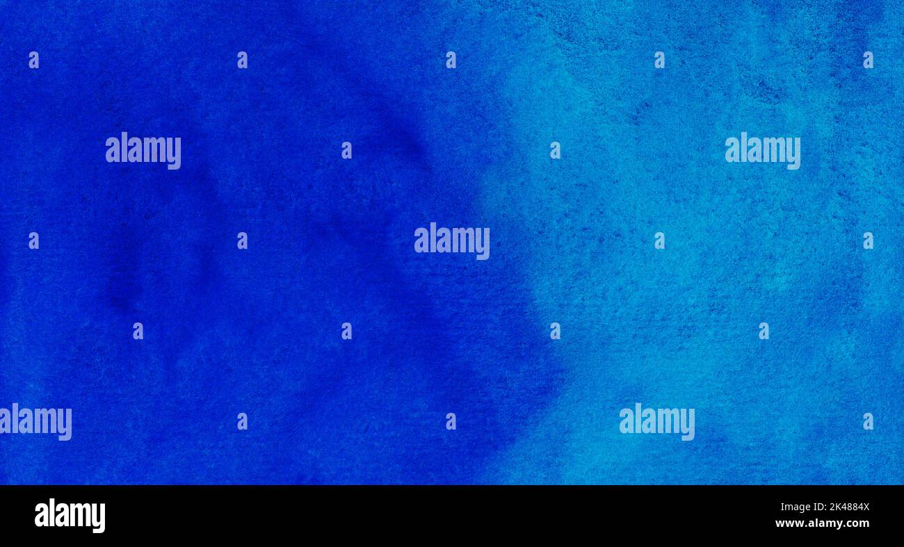 Watercolor dark blue background texture. Aquarelle abstract deep ocean ...