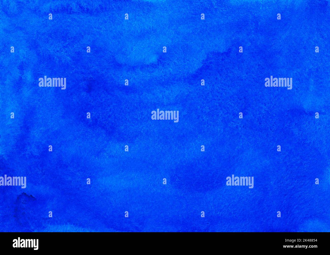 Watercolor deep blue background texture. Watercolour abstract cerulean ...