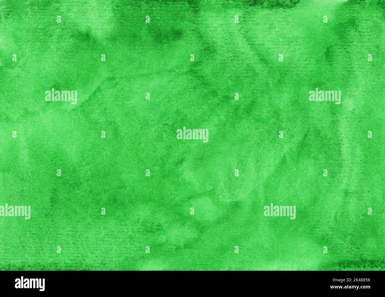 Watercolor bright green background texture. Watercolour greenery color ...